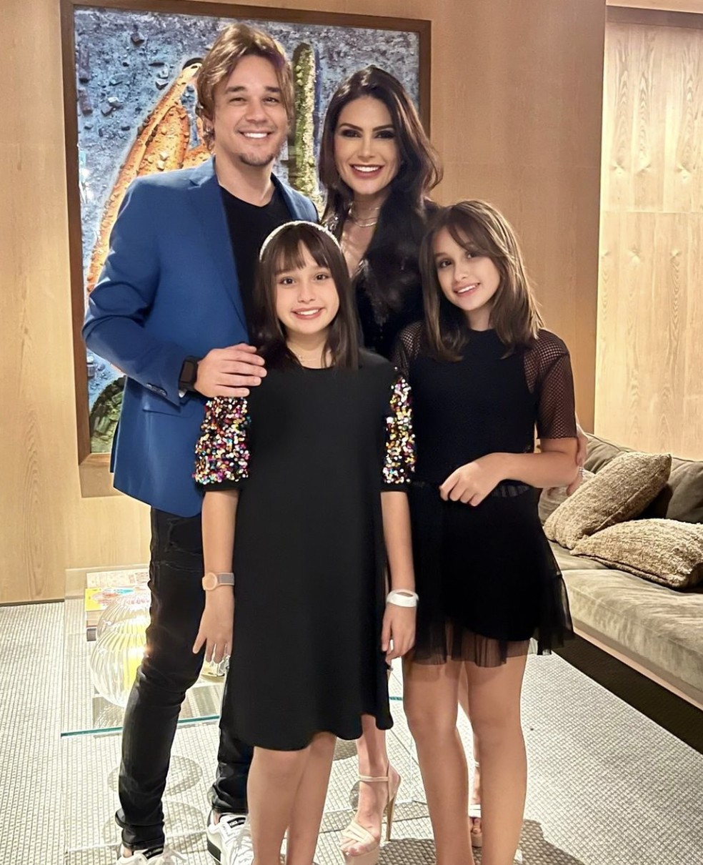 Elas cresceram! Filhas gêmeas de Leandro, do KLB, e Natália Guimarães ...