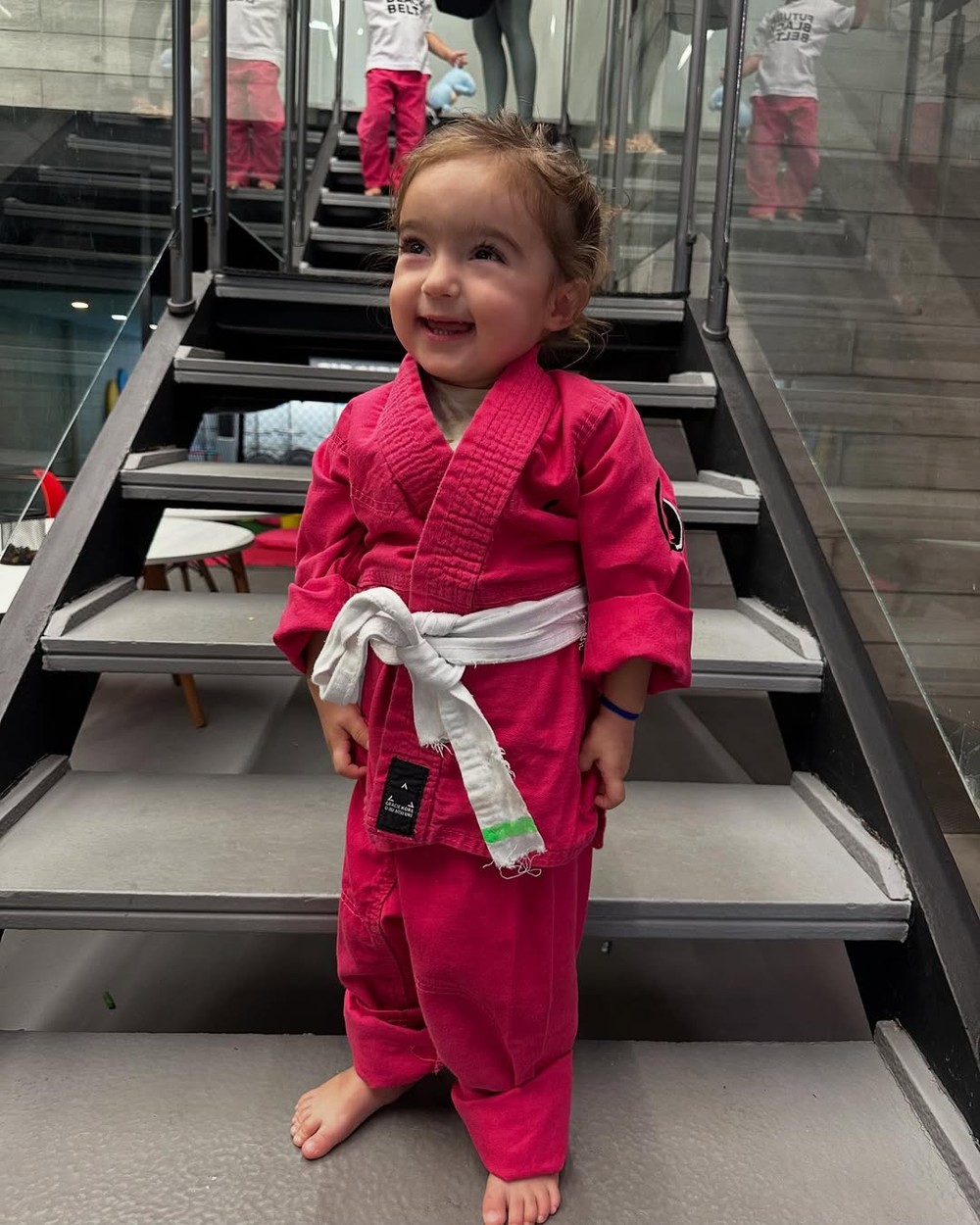 Thaila Ayala encanta ao mostrar a filha na 1ª aula de jiu-jitsu: 'Minha ...