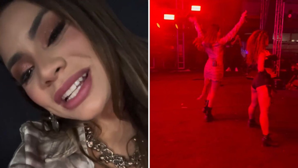 Lexa ganha presentes e conversa com bebê antes do primeiro show após ...