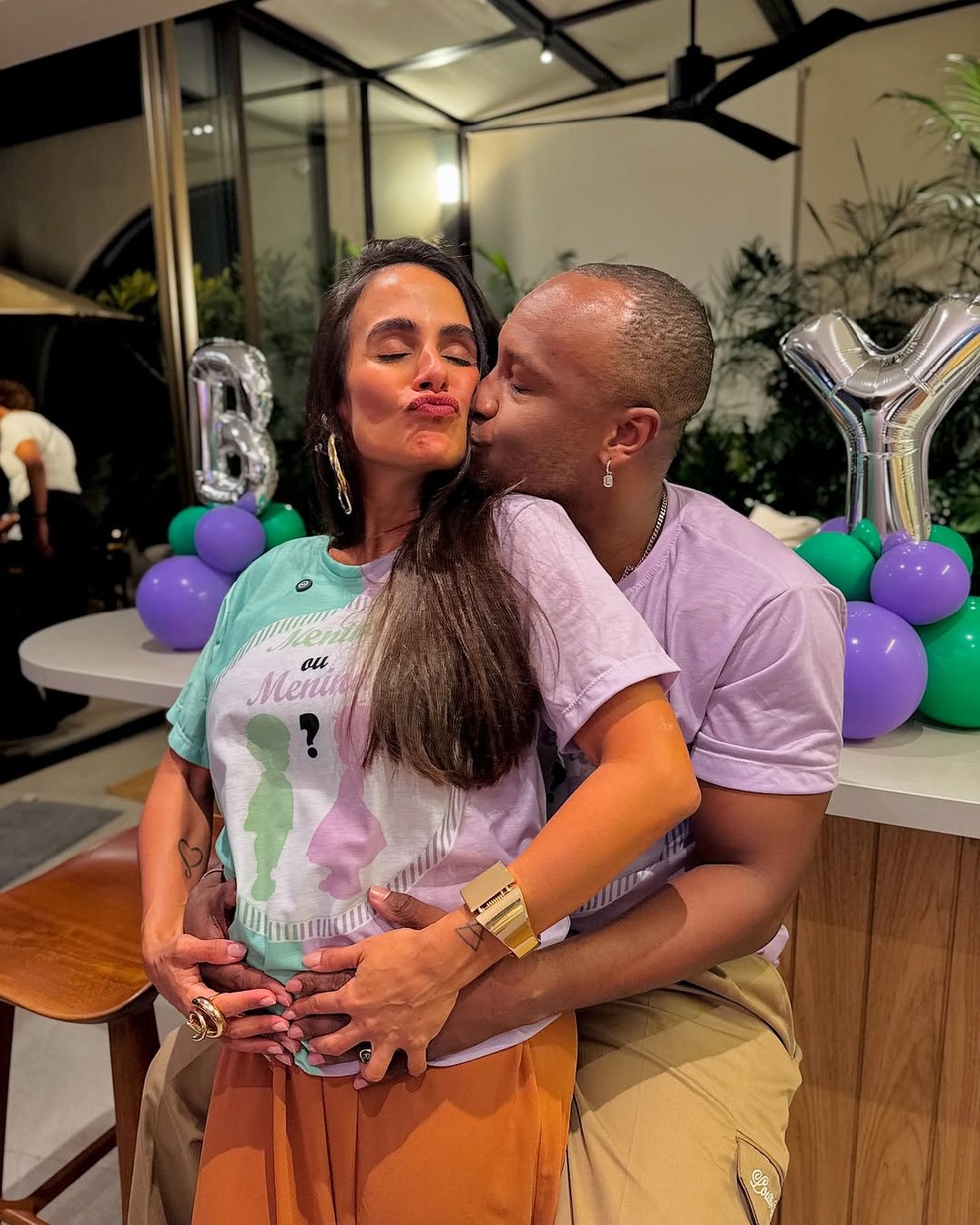 Carol Peixinho e Thiaguinho criam perfil no Instagram para o filho, Bento