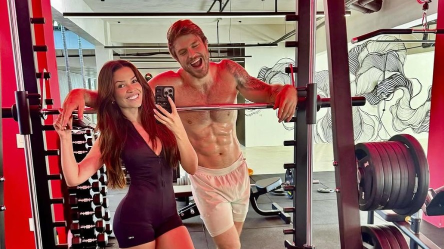 Juliette posa com o noivo, Kaique Cerveny, na academia: 'Eita, como ...