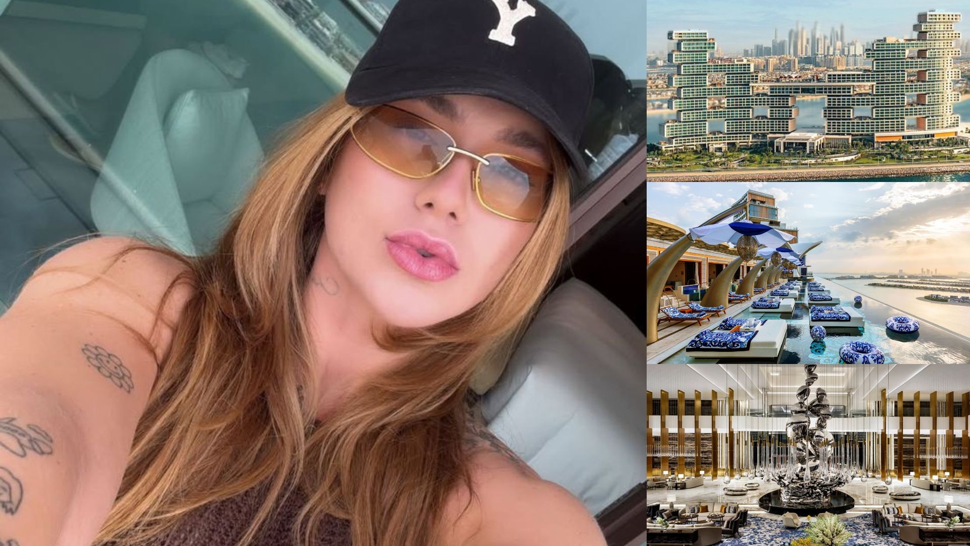 Um tour pelo hotel de Virginia Fonseca em Dubai, que tem diárias de até ...