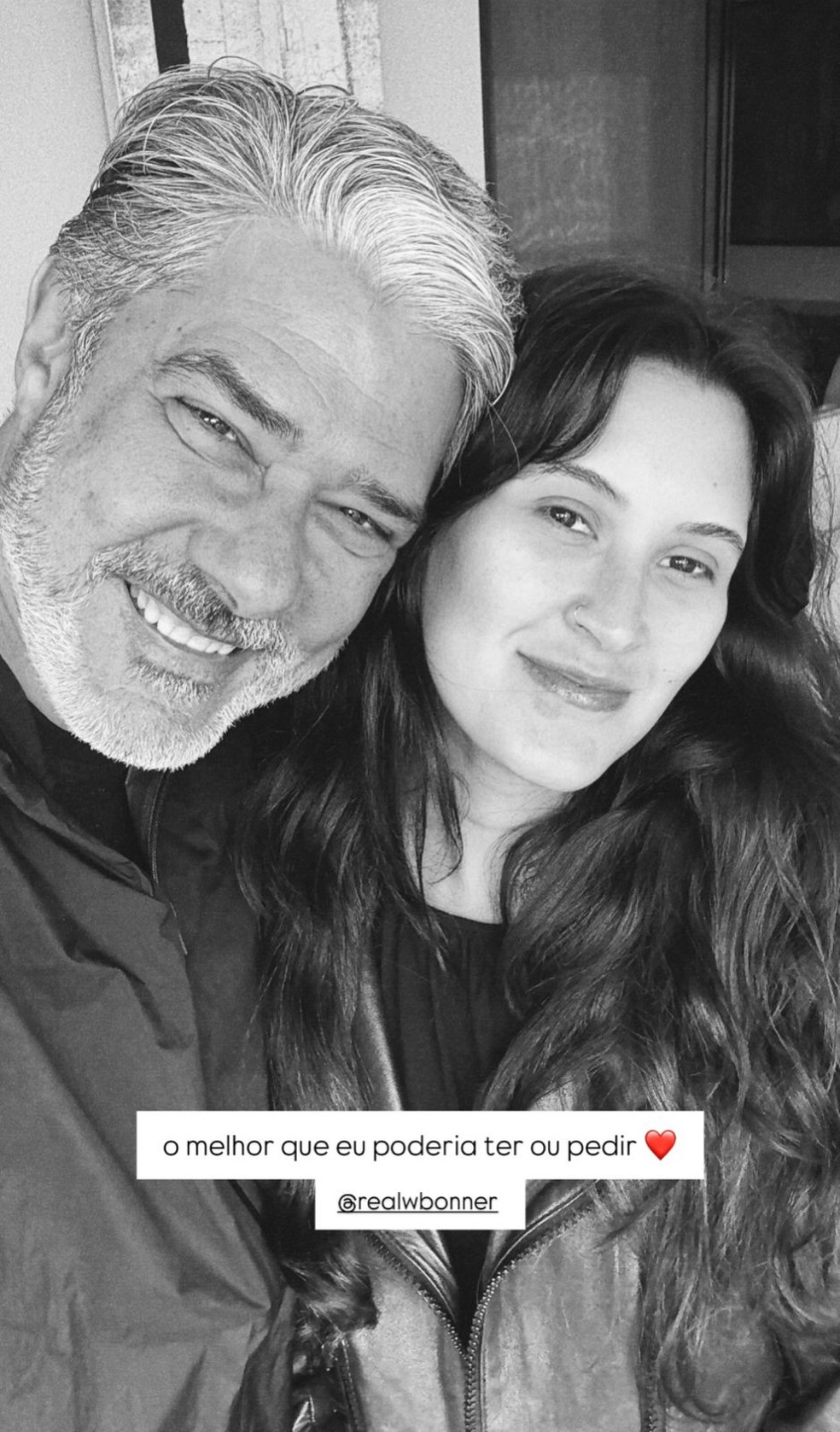 Bia Bonemer, filha de William Bonner e Fátima Bernardes, homenageia o ...