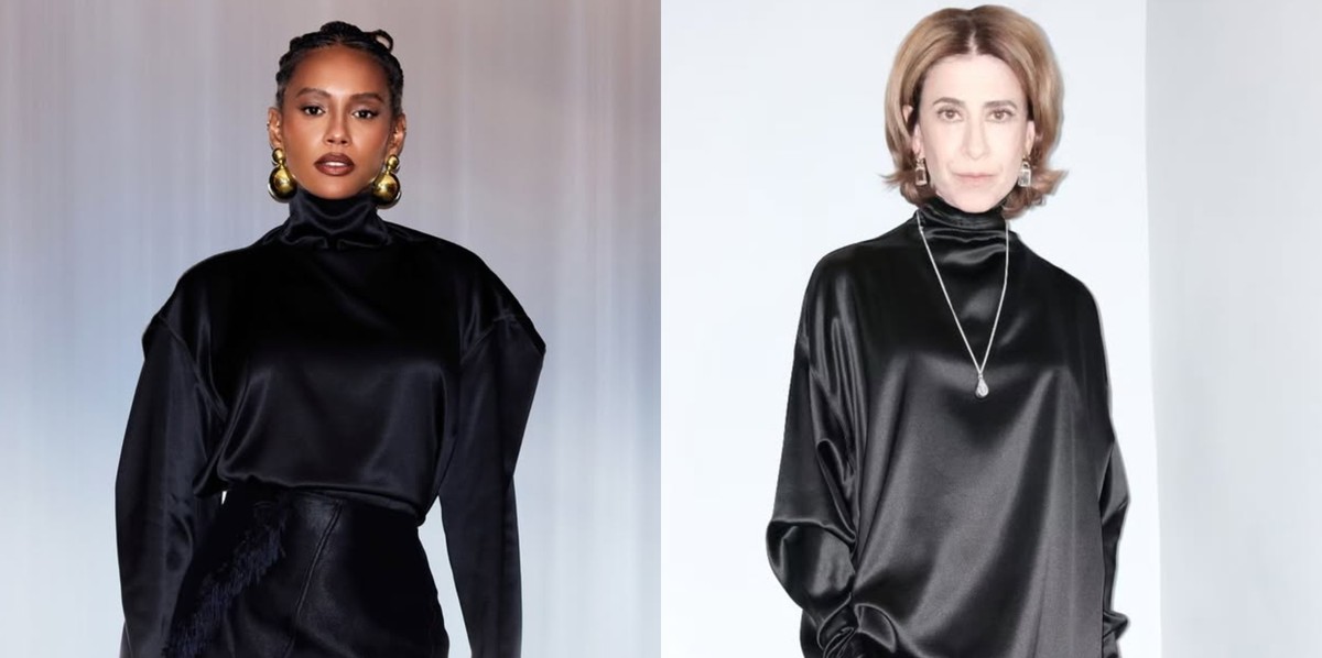 Fernanda Torres e Taís Araujo elegem looks da mesma estilista britânica ...