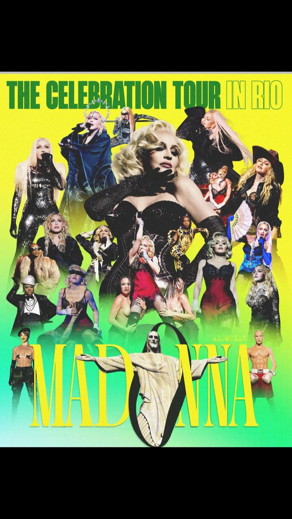 Madonna compartilha memes brasileiros e estrutura do palco dias antes ...