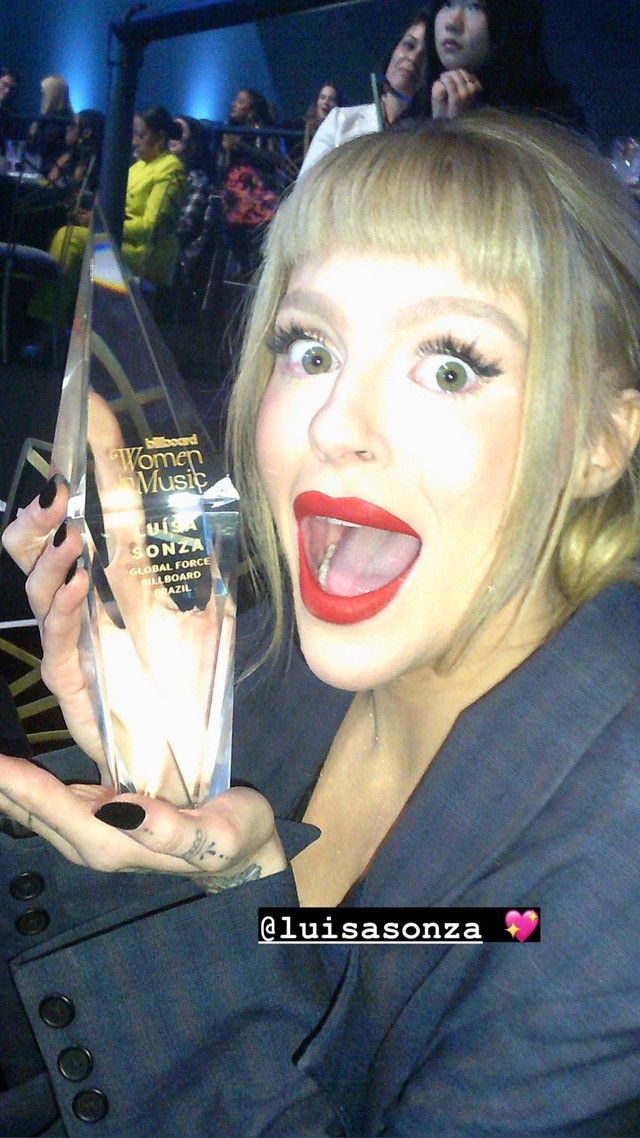 A noite de Luísa Sonza no Billboard Women in Music: de homenagens a ...