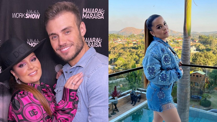 Maiara arrasa em look all jeans e encanta namorado, Matheus Gabriel: 'Obrigado, Deus'