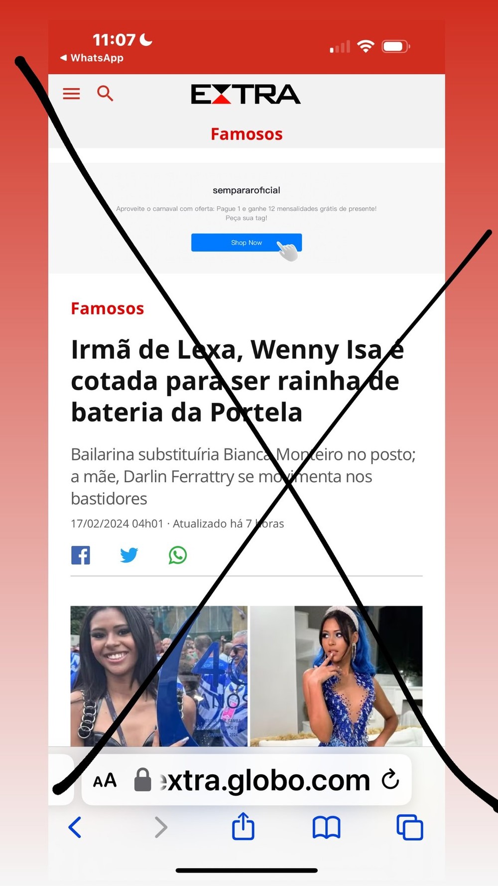 Mãe de Lexa desmente rumores de que estaria tentando colocar a irmã da ...