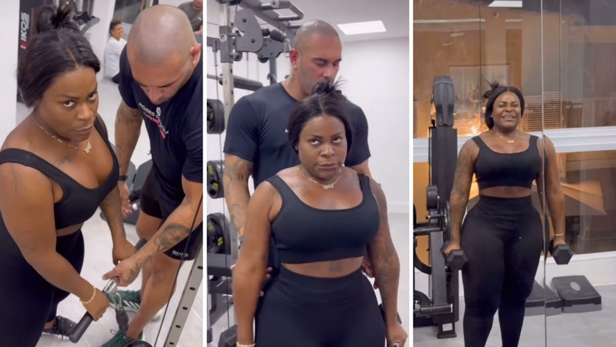 Em fase fitness, Jojo Todynho faz caras e bocas durante treino: 'Mais ...