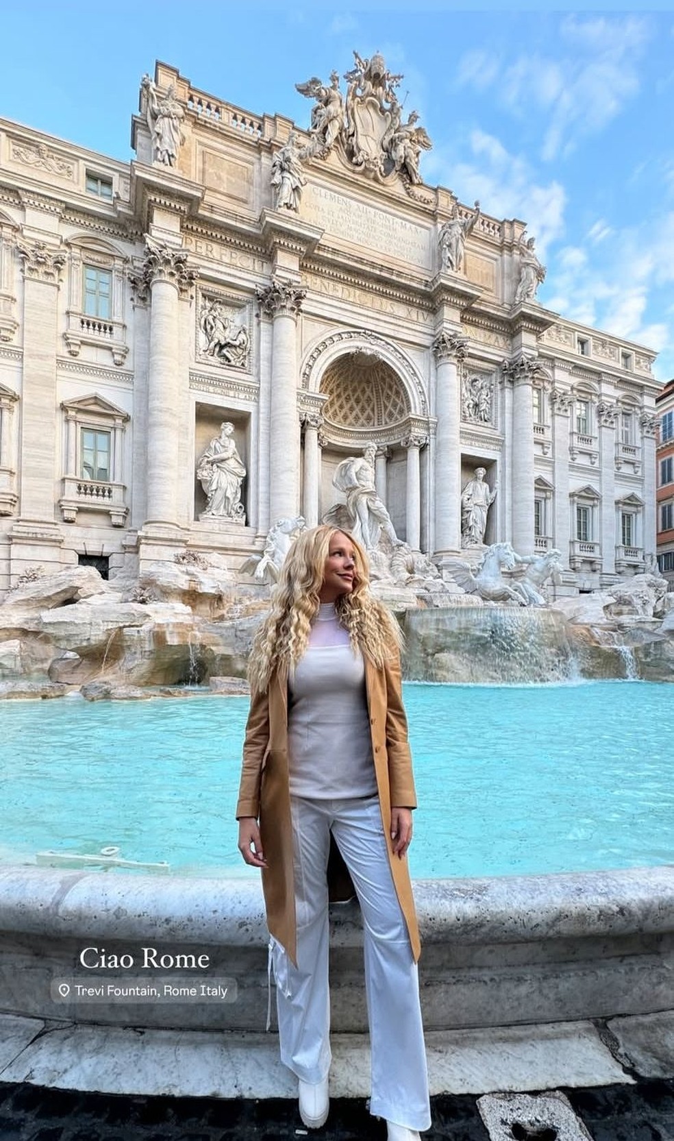 Em Roma, Gabi Lopes encanta ao posar em cenário clássico da cidade com ...