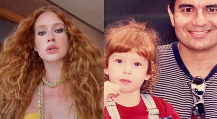 No aniversário do pai, Marina Ruy Barbosa relembra fotos da infância e ...