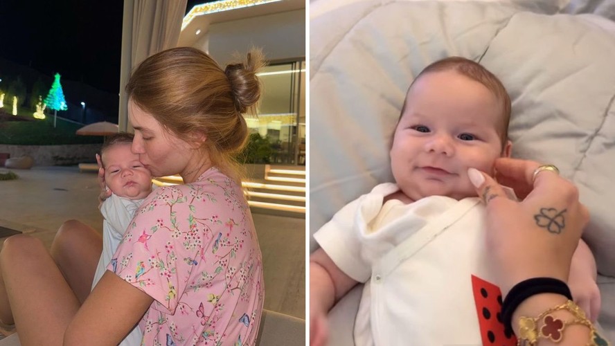 Virginia encanta ao postar conversa e momento de chamego com filho