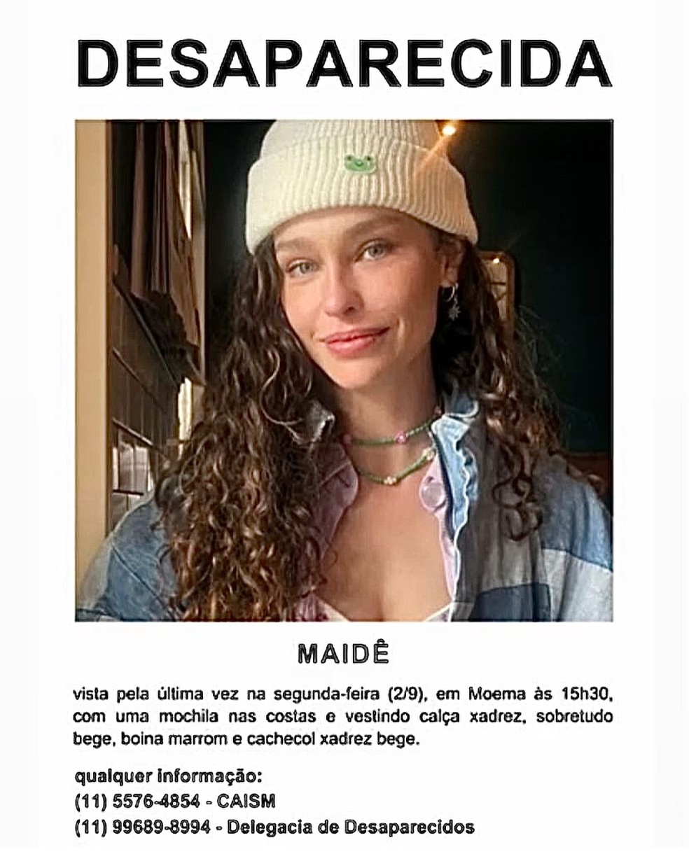 Quem é Maidê, atriz que está desaparecida após problemas de saúde ...