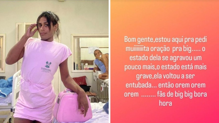 Após ser diagnosticada com câncer, Flávia Big Big é entubada: 'Estado ...