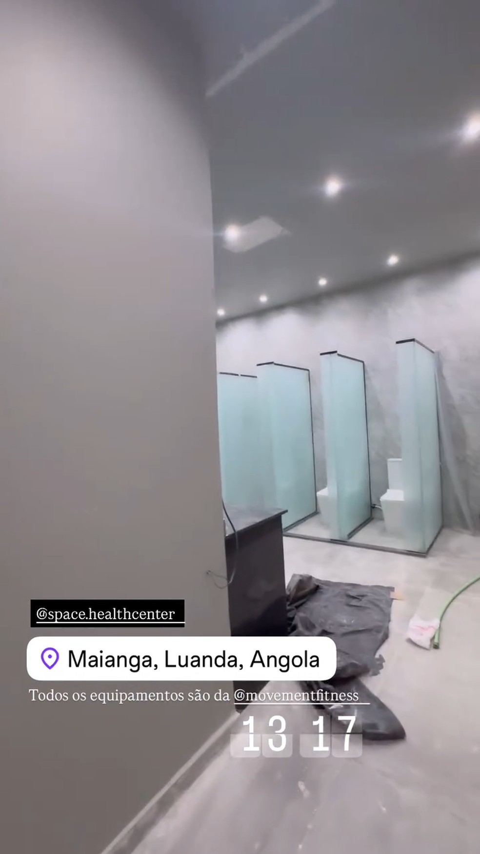 Agora empresária, Kelly Key mostra obras de seu empreendimento fitness em Angola: 'Falta muito ...