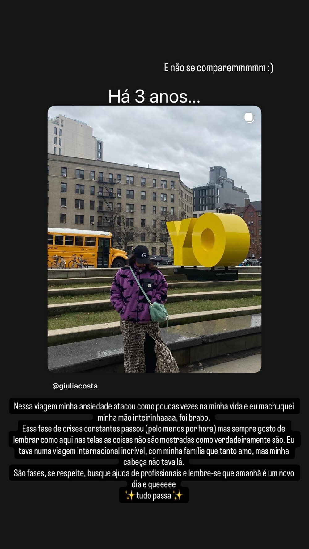 Giulia Costa mostra luta contra a dermatilomania após crises de ...