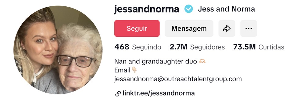 Morre aos 91 anos Norma Burton, vovó influenciadora seguida por 2,7 ...