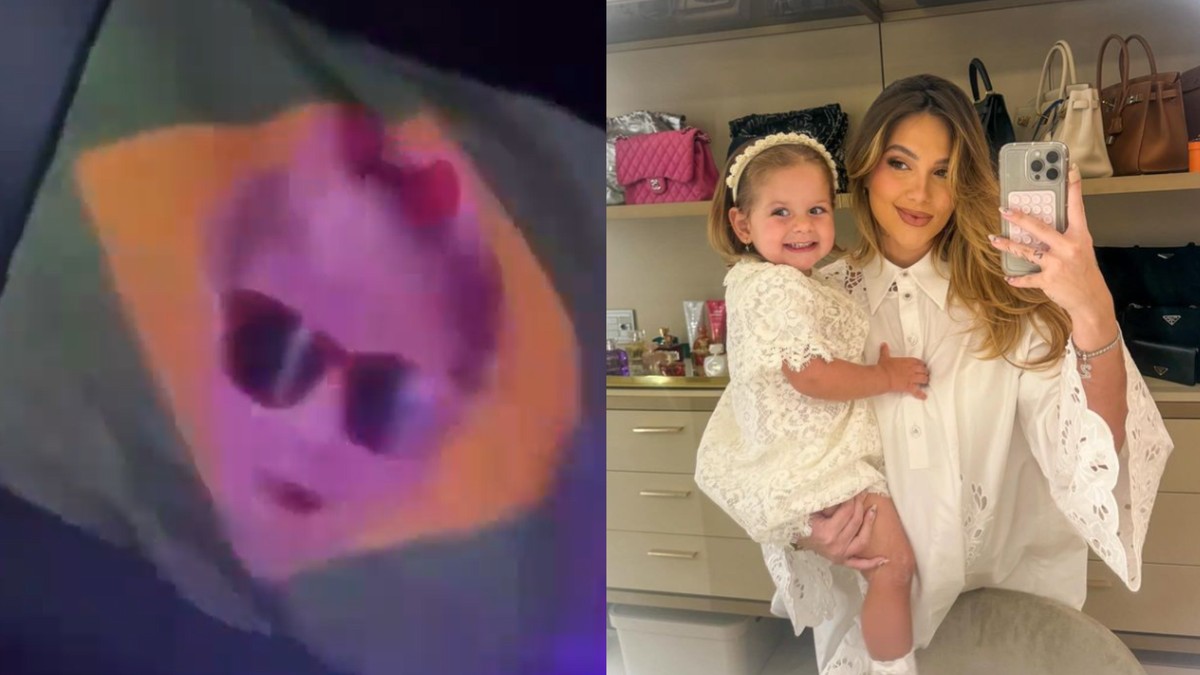 Filha de Virgínia, Maria Flor vira tema de bandeira levada por rapaz ...