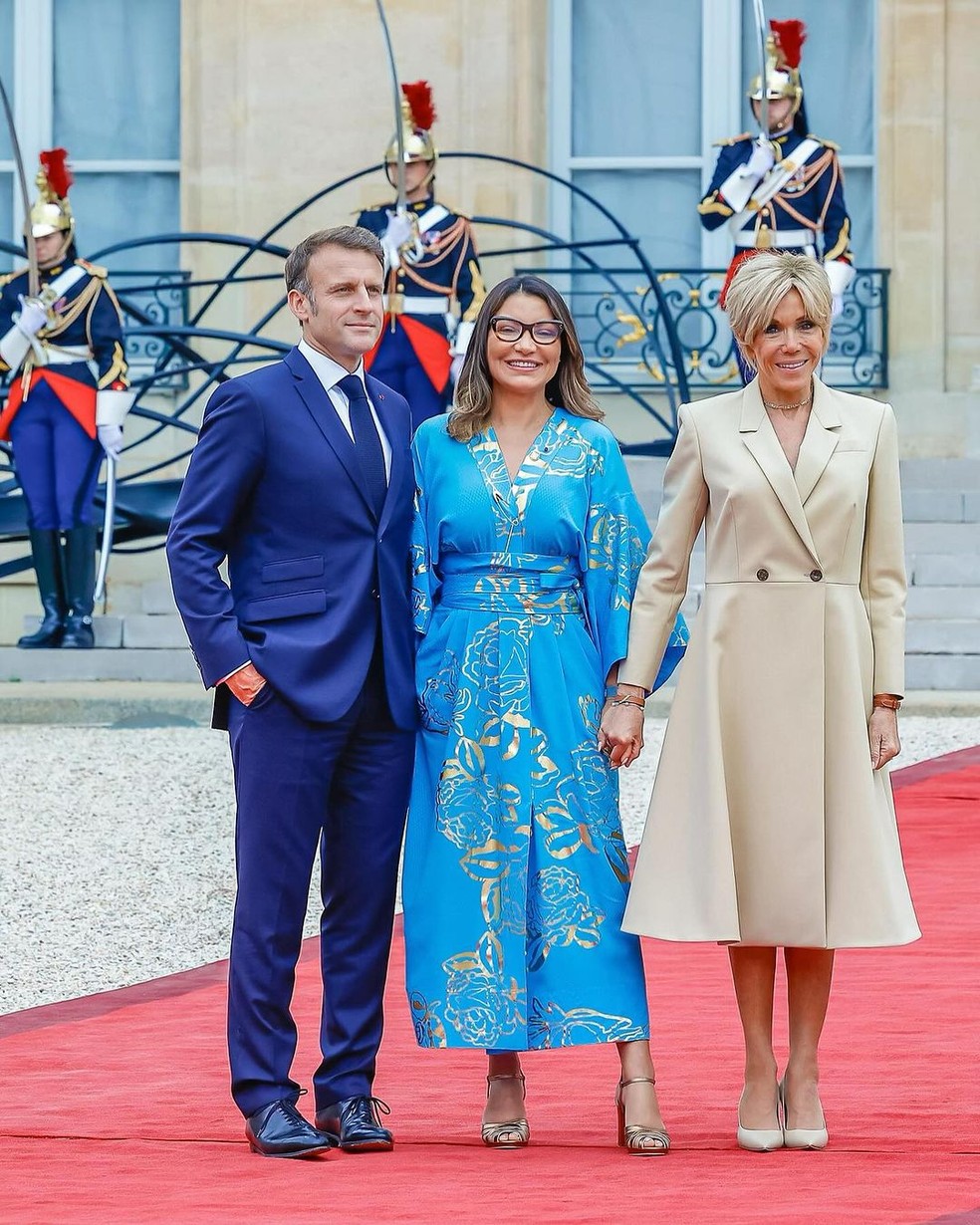 Olimpíadas: em Paris, Janja aposta em looks nacionais, com vestido de ...