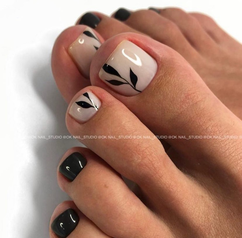 18 ideias de pedicures decoradas para inspirar
