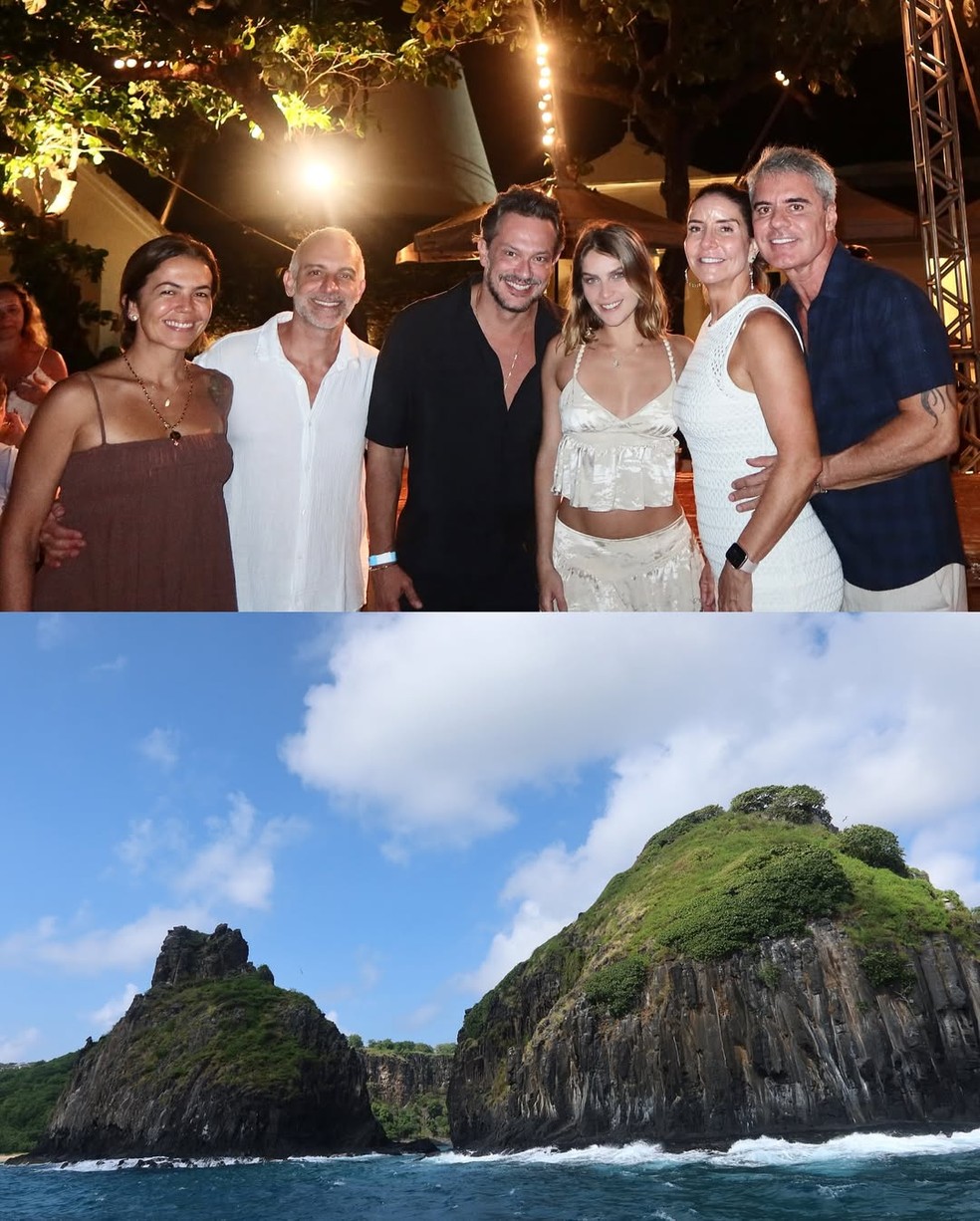 Isabella Santoni abre álbum com marido e enteada em Fernando de Noronha ...