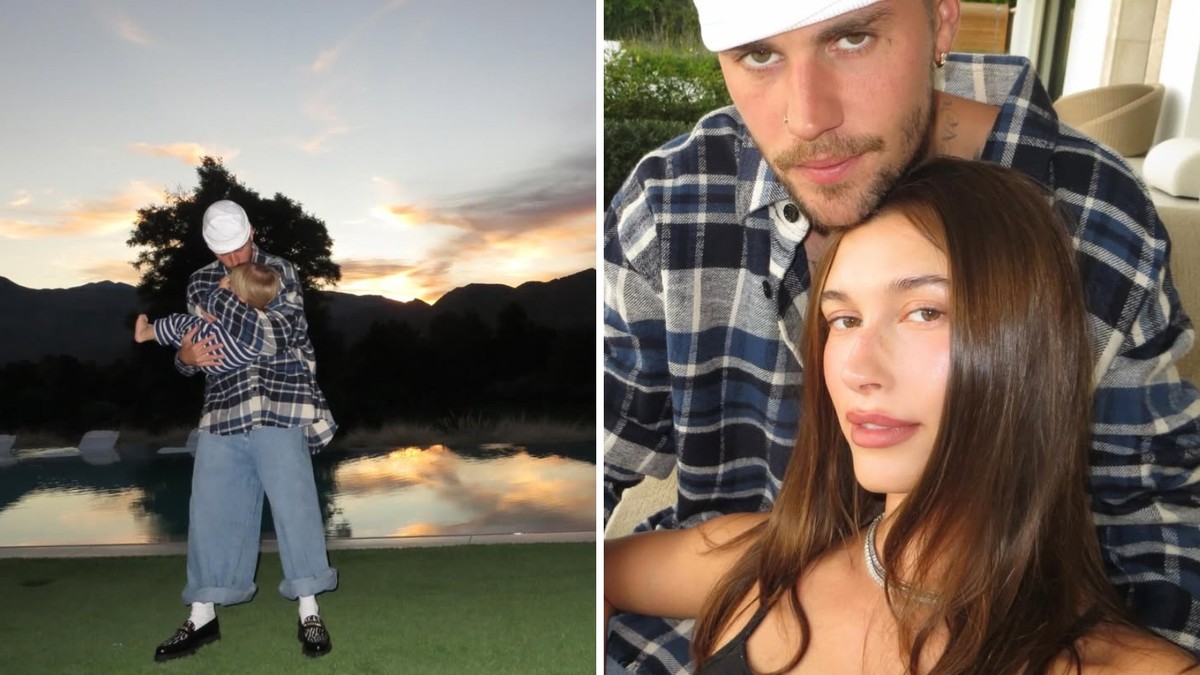 Hailey e Justin Bieber abrem álbum do Dia de Ação de Graças com o filho