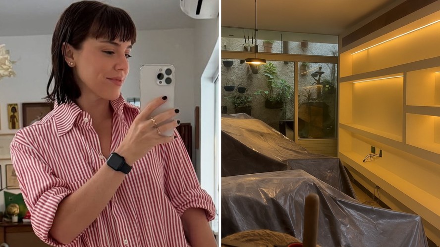 Alice Wegmann mostra obras de sua nova mansão na reta final: 'Casinha ...
