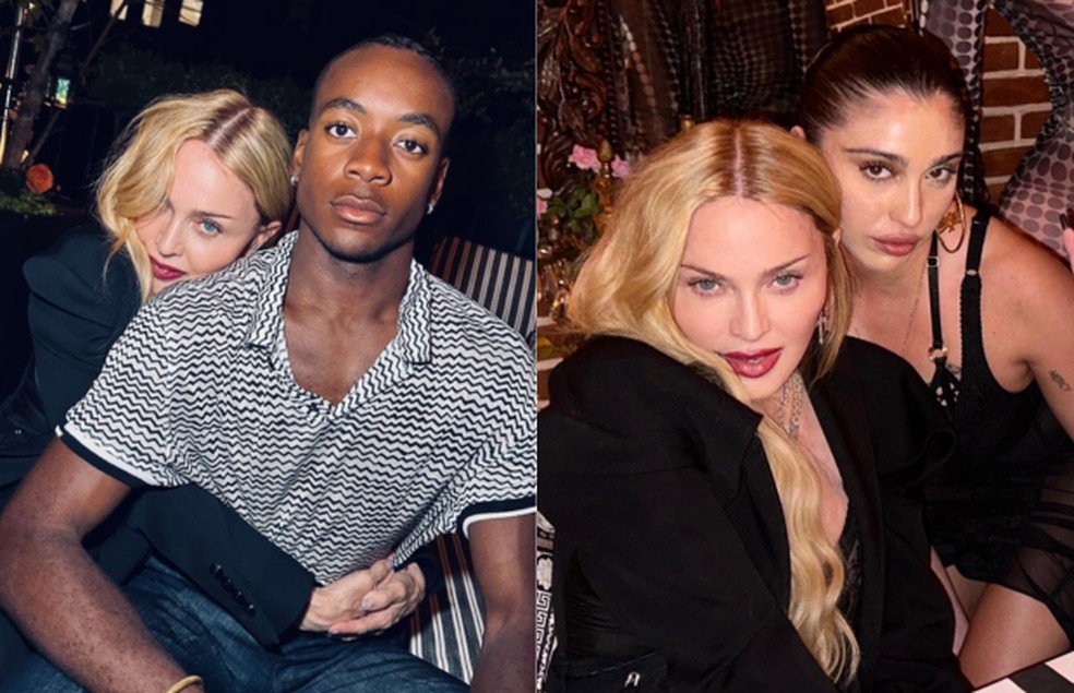 Madonna posta fotos com os filhos e agradece apoio um mês após alta de hospital: 'Melhor remédio'