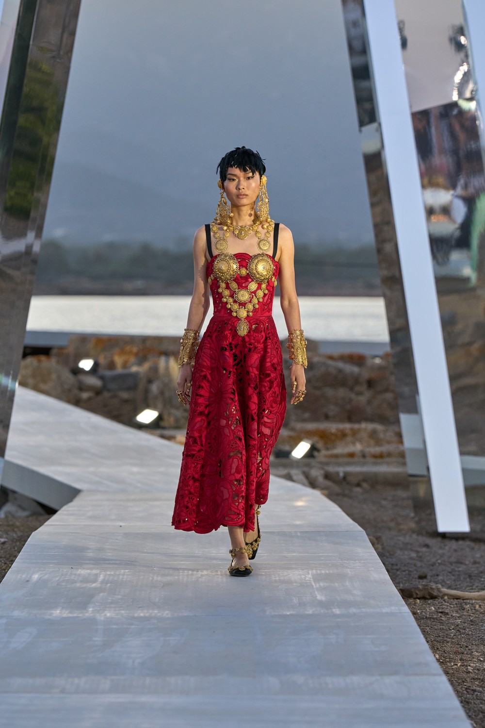 Os momentos do desfile e da fila A da alta moda Dolce&Gabbana que você ...