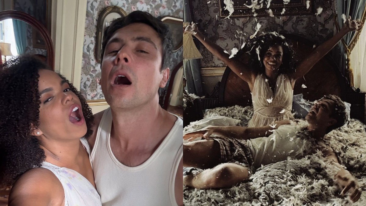 Jeniffer Nascimento mostra bastidores de lua de mel de Candinho e Dita em 'Êta Mundo Melhor' e ...