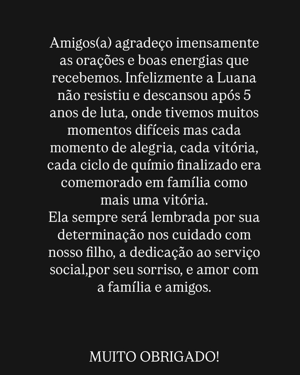 Morre aos 35 anos a influenciadora Luana Rocha, filha do deputado ...