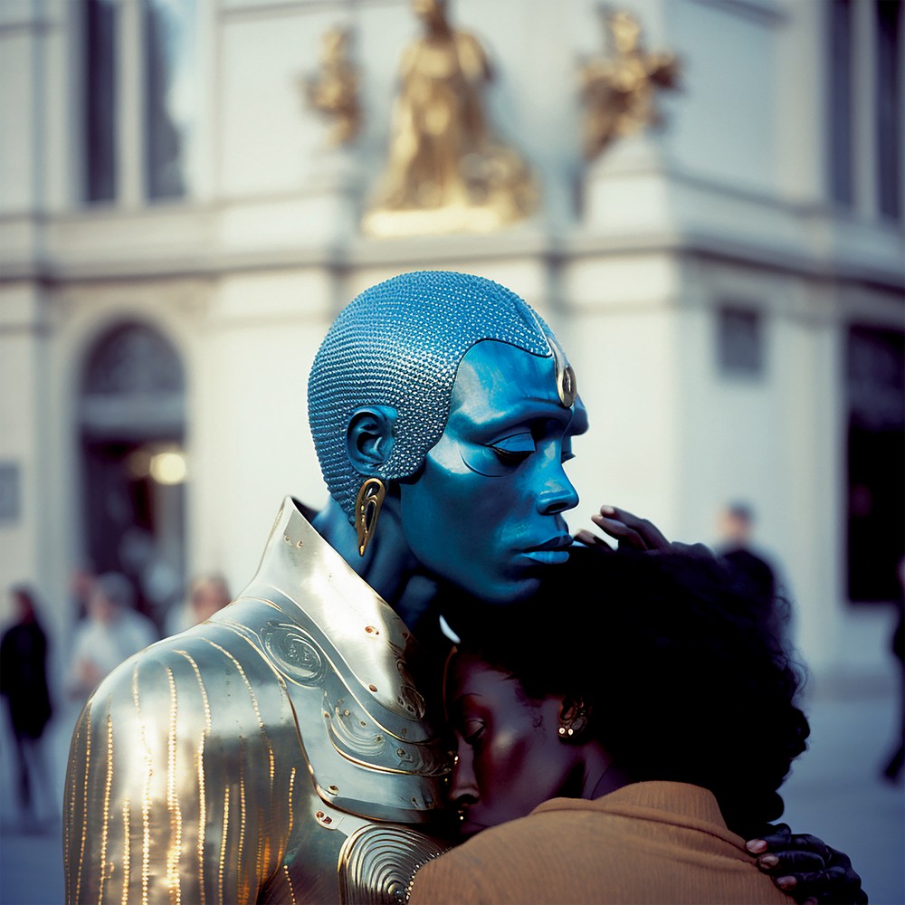 Igi Ayedun cria série fotográfica com IA sobre ser mulher negra imigrante
