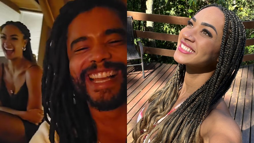 Ex-BBB Aline Patriarca manda recado após aparecer com Diogo Almeida: 'Sou muito feliz'