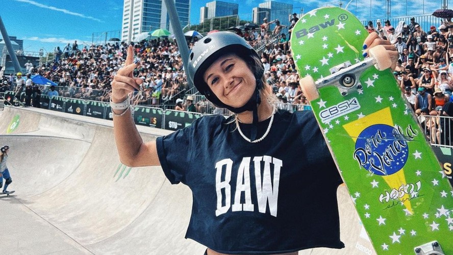 Dora Varella na final do skate park: atleta foi uma das primeiras ...