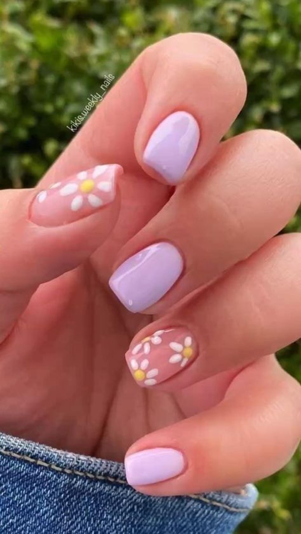 Unha de gel quadrada decorada: ideias únicas e delicadas para se inspirar