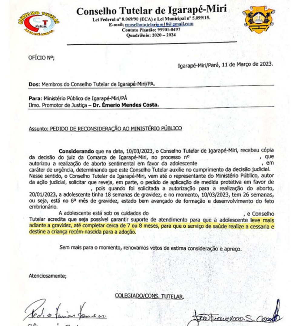 Conselho Tutelar no Pará tenta impedir aborto legal de vítima de estupro