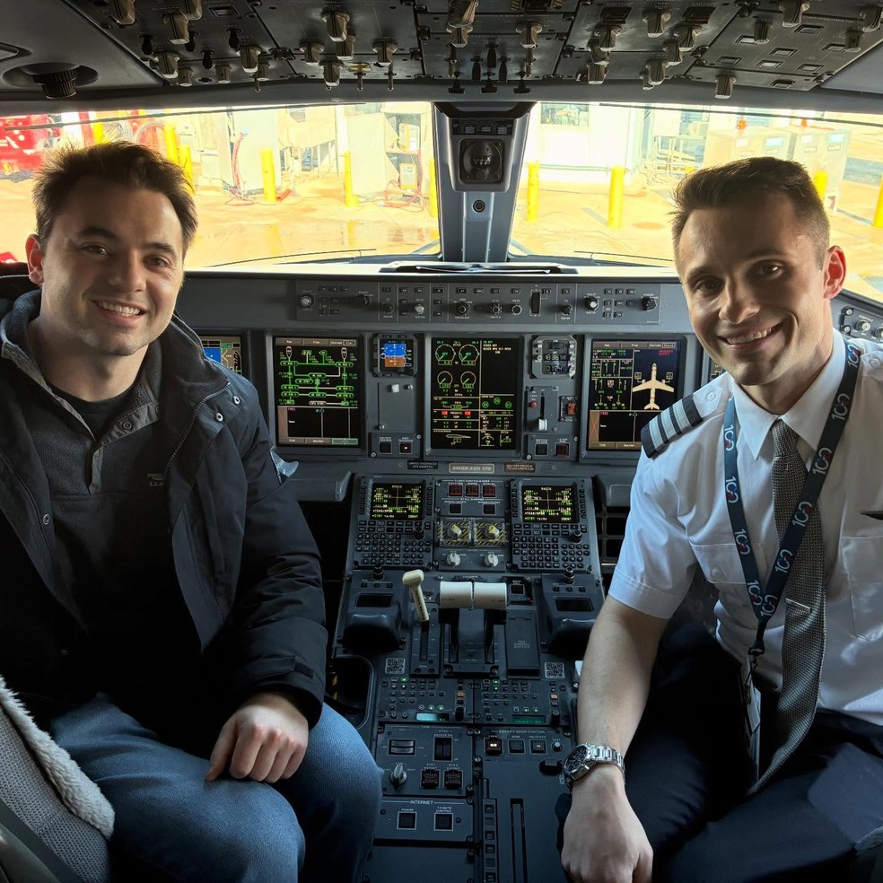 Idosa de 88 anos faz primeira viagem de avião em voo pilotado pelo neto ...