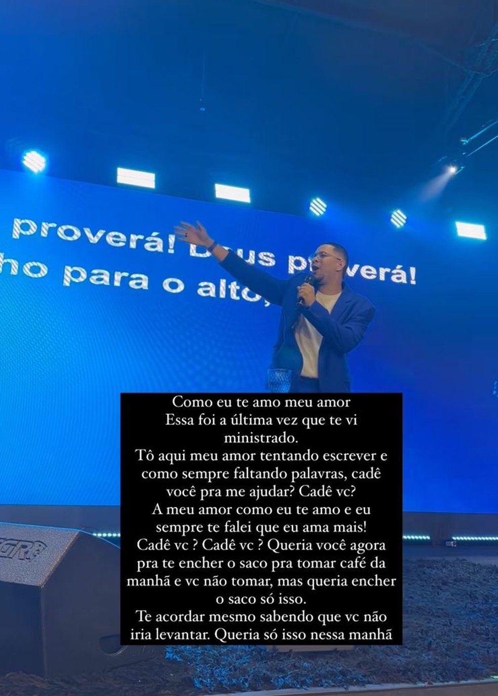 Suilan Barreto, mulher do cantor gospel Pedro Henrique, lamenta morte ...