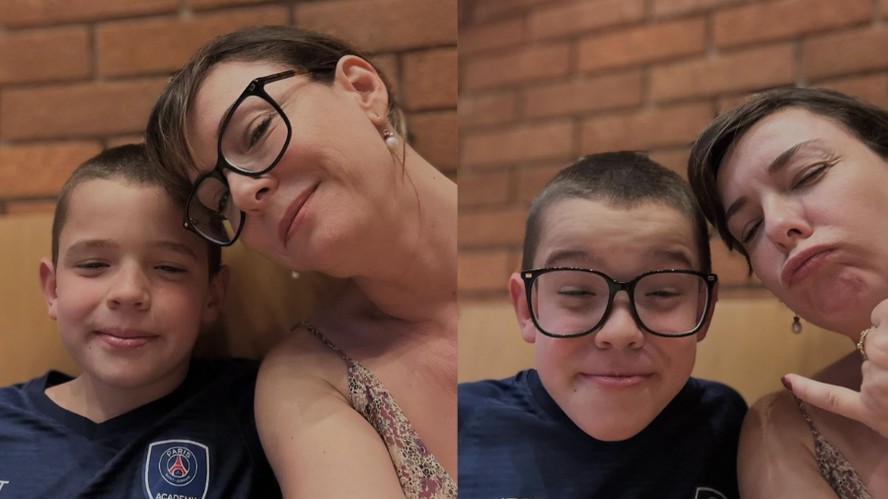 Regiane Alves se declara ao filho caçula, Antônio: 'A vida é boa com você'