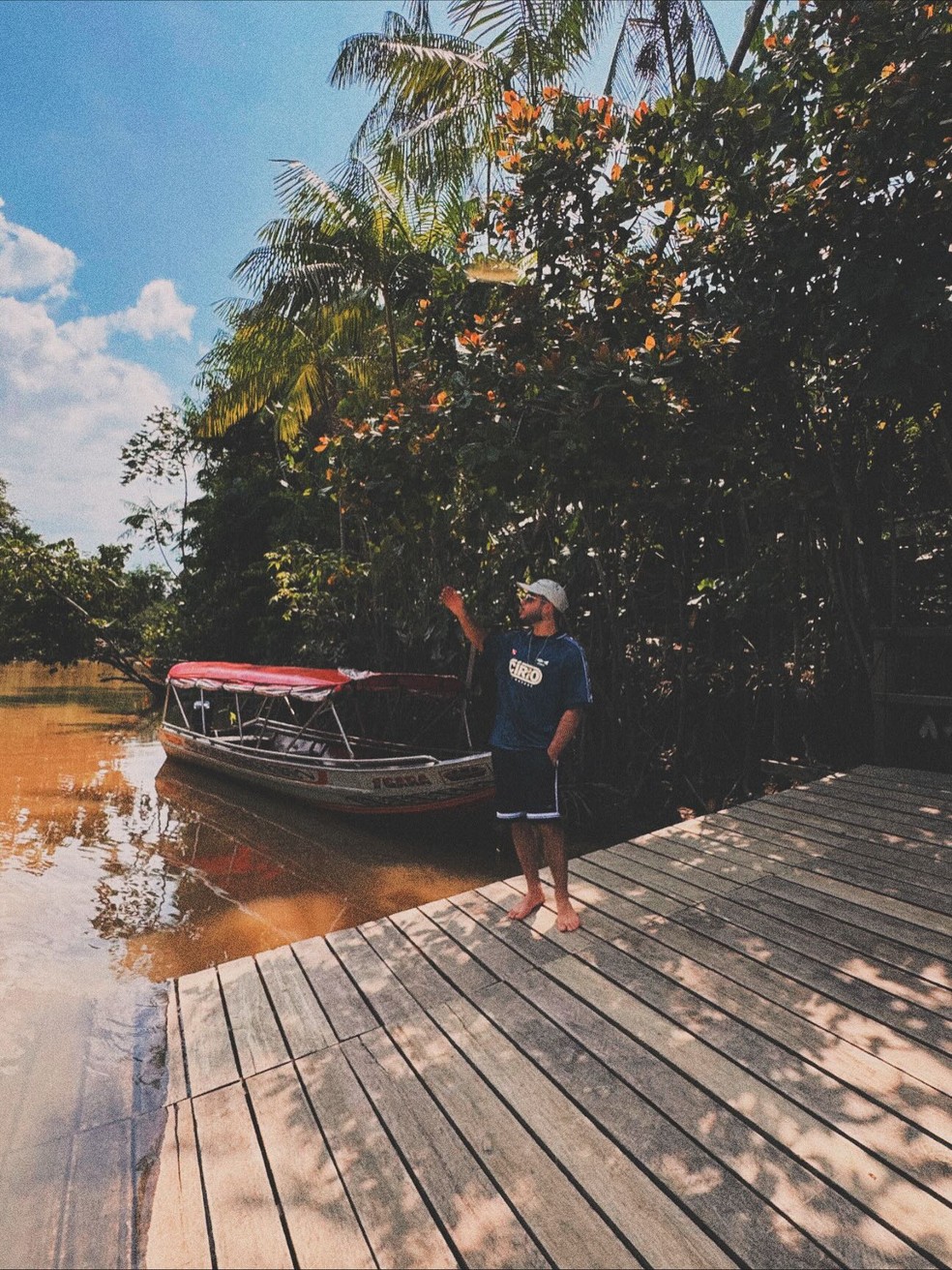 Fran Gil abre álbum de fotos em Belém do Pará, terra natal da namorada ...