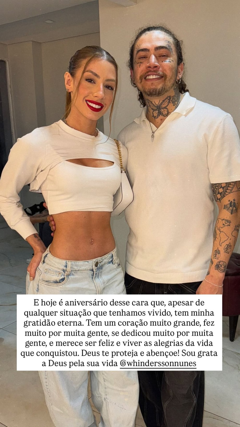 Ex de Whindersson, Maria Lina celebra aniversário do humorista: 'Tem ...