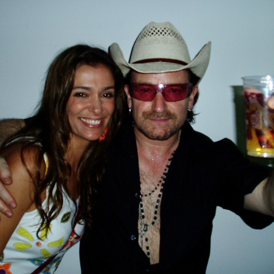 Monica Martelli relembra foto que tirou com vocalista do U2 durante o ...