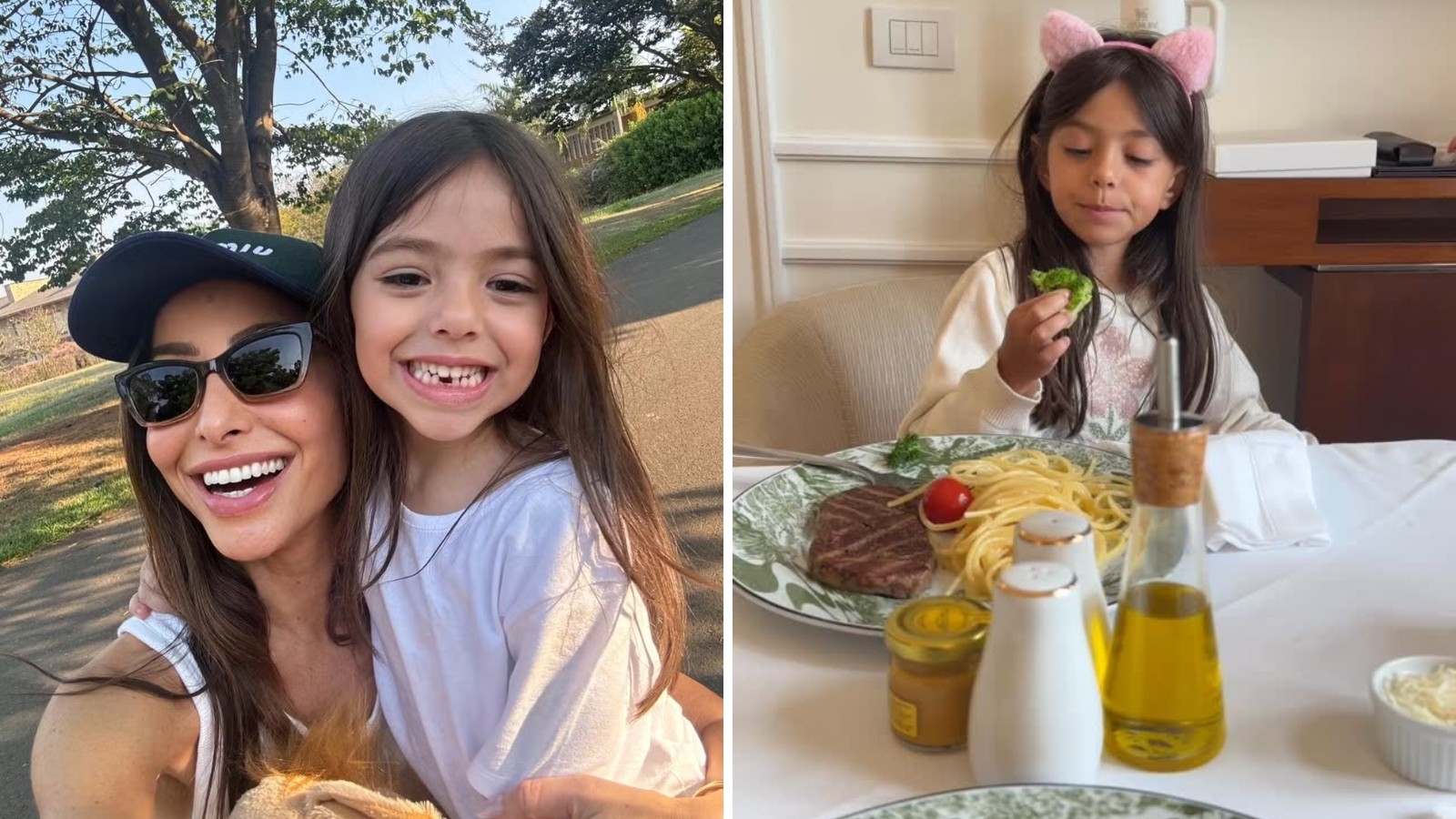 Sabrina Sato celebra reencontro com a filha, Zoe: 'Muita saudade'