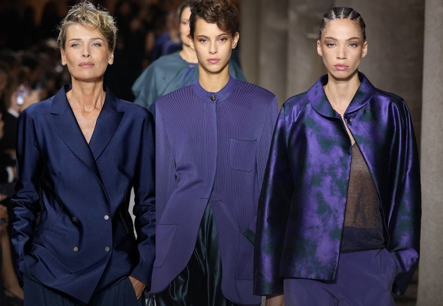 MFW: Giorgio Armani apresenta a última coleção assinada pelo estilista ...