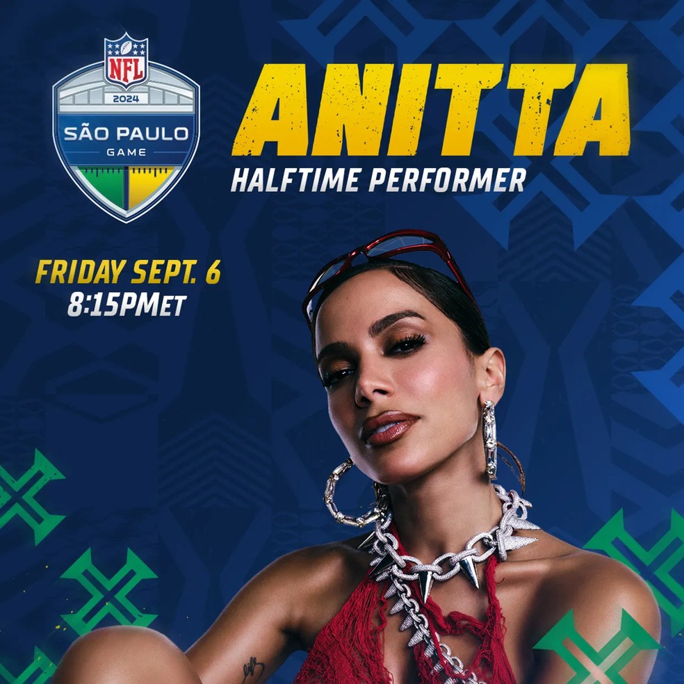 Anitta é confirmada como atração no primeiro jogo da NFL no Brasil ...
