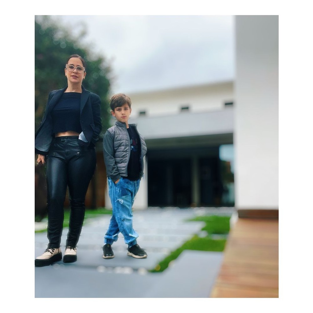 Palomma Duarte surge estilosa e posa em fotos com o filho, Toni: 'Olha ...