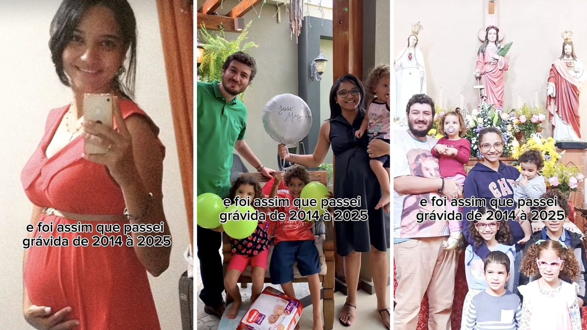 Mulher viraliza ao mostrar que ficou grávida de 2014 até 2025: 'Receber ...