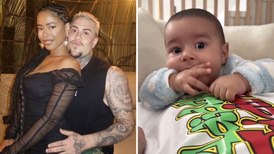 Lorena Maria mostra MC Daniel se derretendo por filho: 'Não olha assim ...