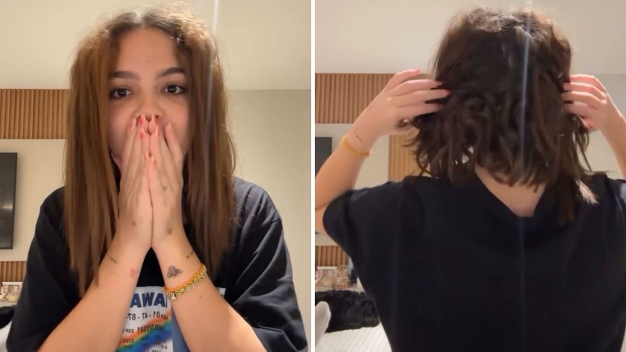 Mel Maia comemora evolução de transição capilar e mostra novos cachos ...