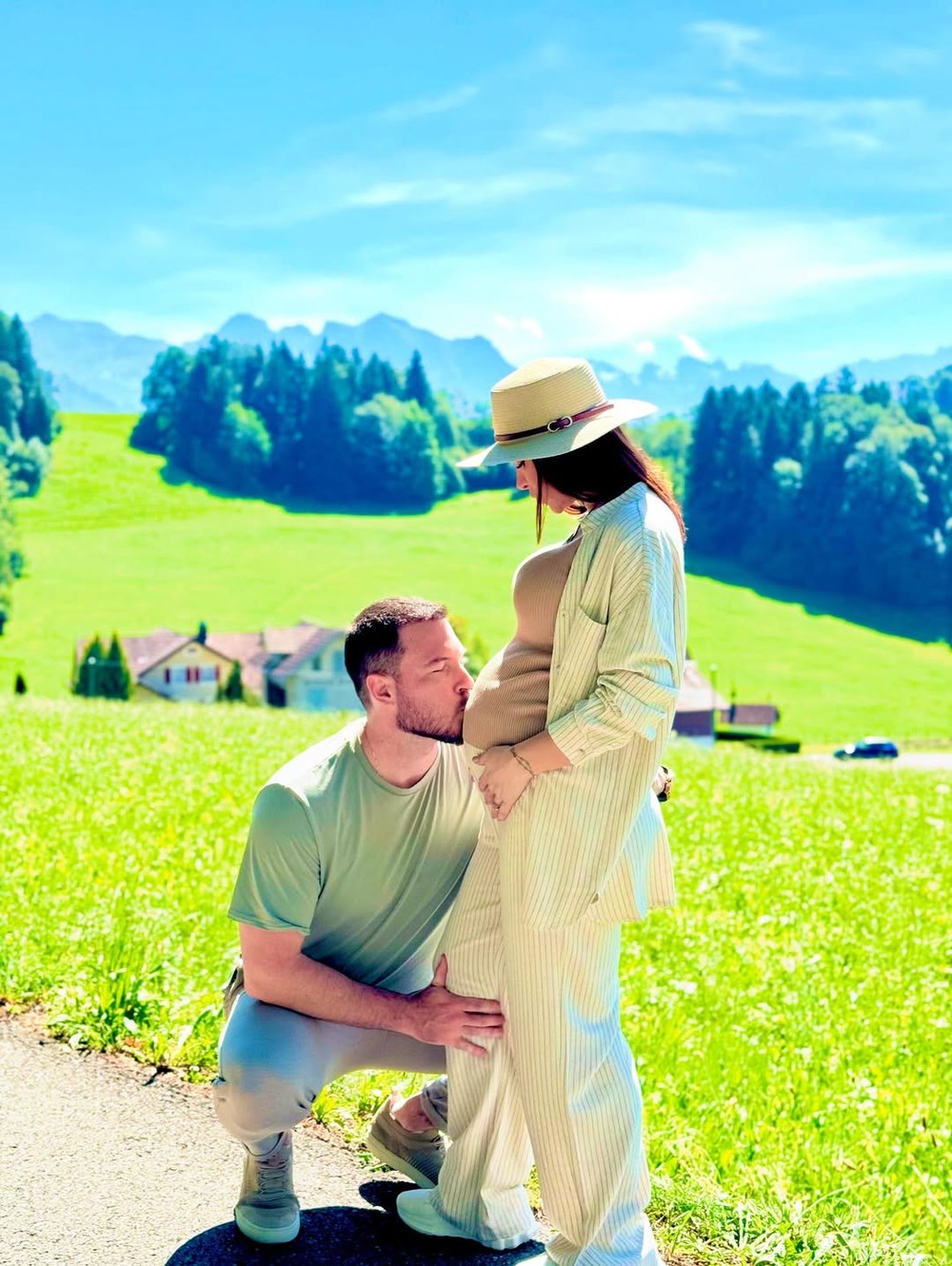 Na Suíça, Maíra Cardi mostra evolução da barriga na reta final da ...